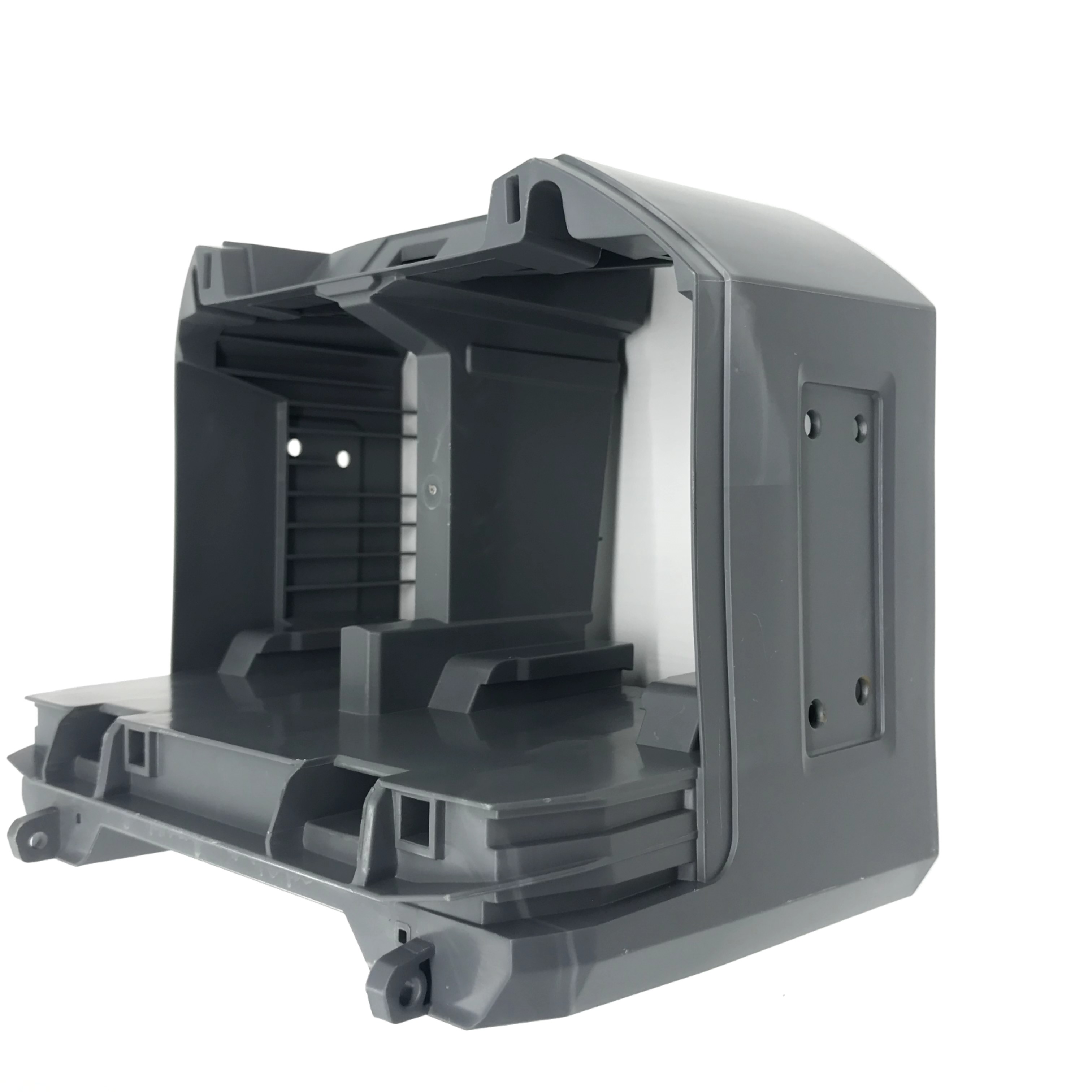 PC ABS Plastic Injection Molded Parts Black Color For Industry Device