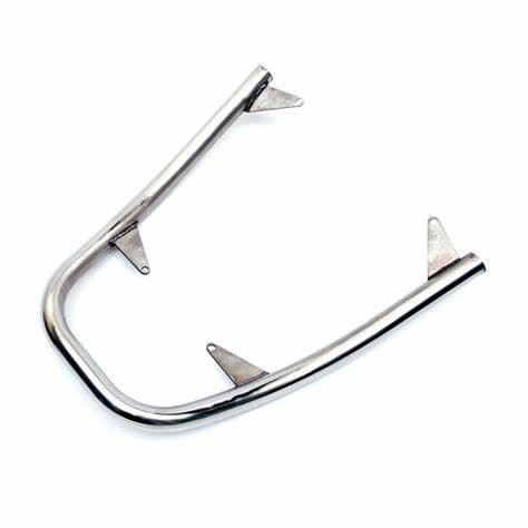 Custom Black Iron Pipe Bending Bumper For Motorcycle Engine By 3D Printing