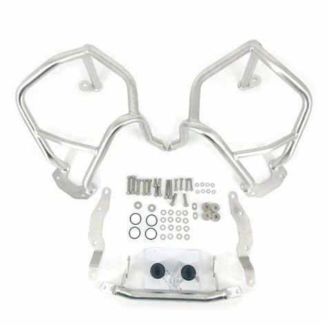 Custom Black Iron Pipe Bending Bumper For Motorcycle Engine By 3D Printing