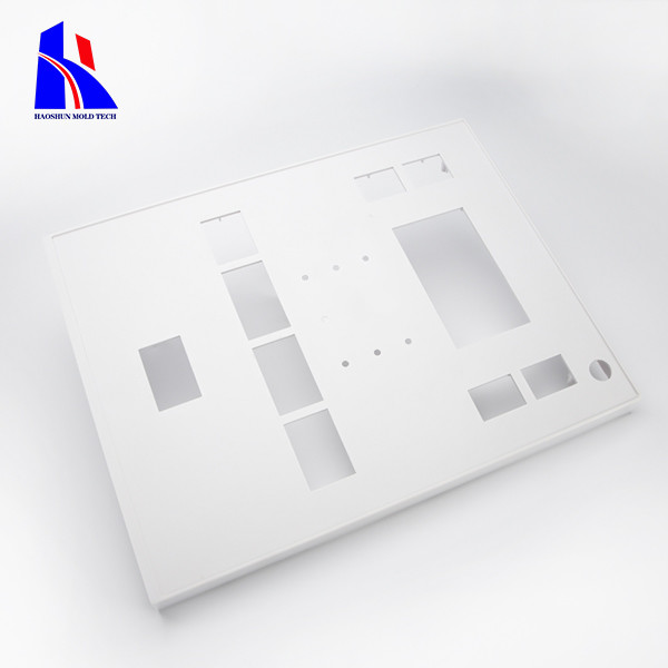 Cold Runner Plastic Injection Molding Parts Housing White Color